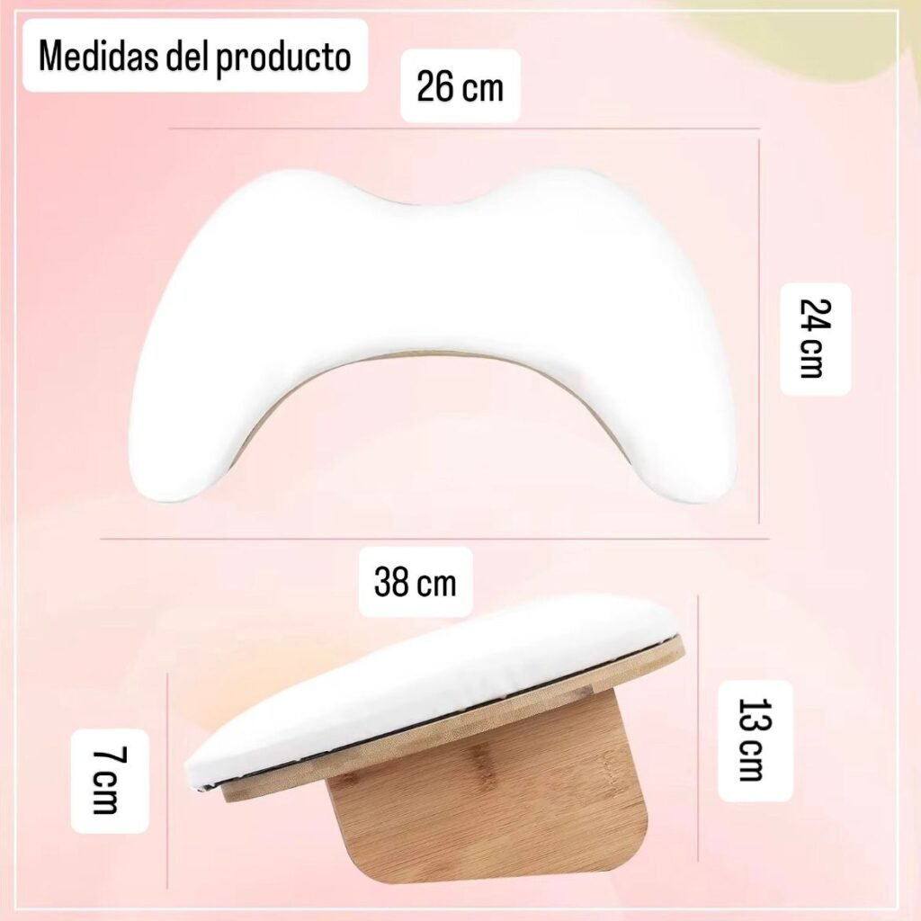 Apoya manos en U con base en madera – cginsumos.uy